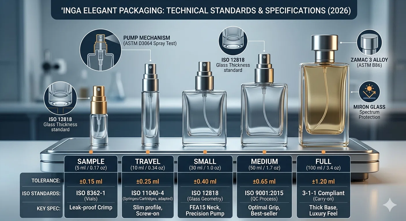 Perfume Bottle Sizes & Conversion Guide | Elegant Packaging
